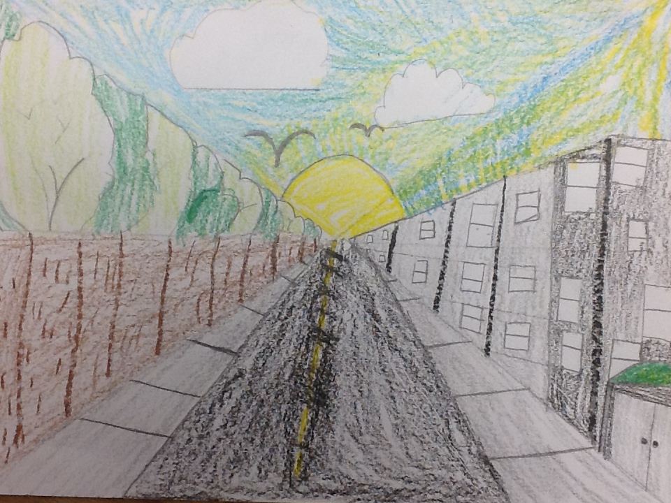 A Love for Teaching: One Point Perspective! It's Possible!